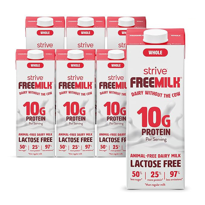 Strive FREEMILK - Animal-Free Dairy Milk / Lactose-Free – Strive Nutrition