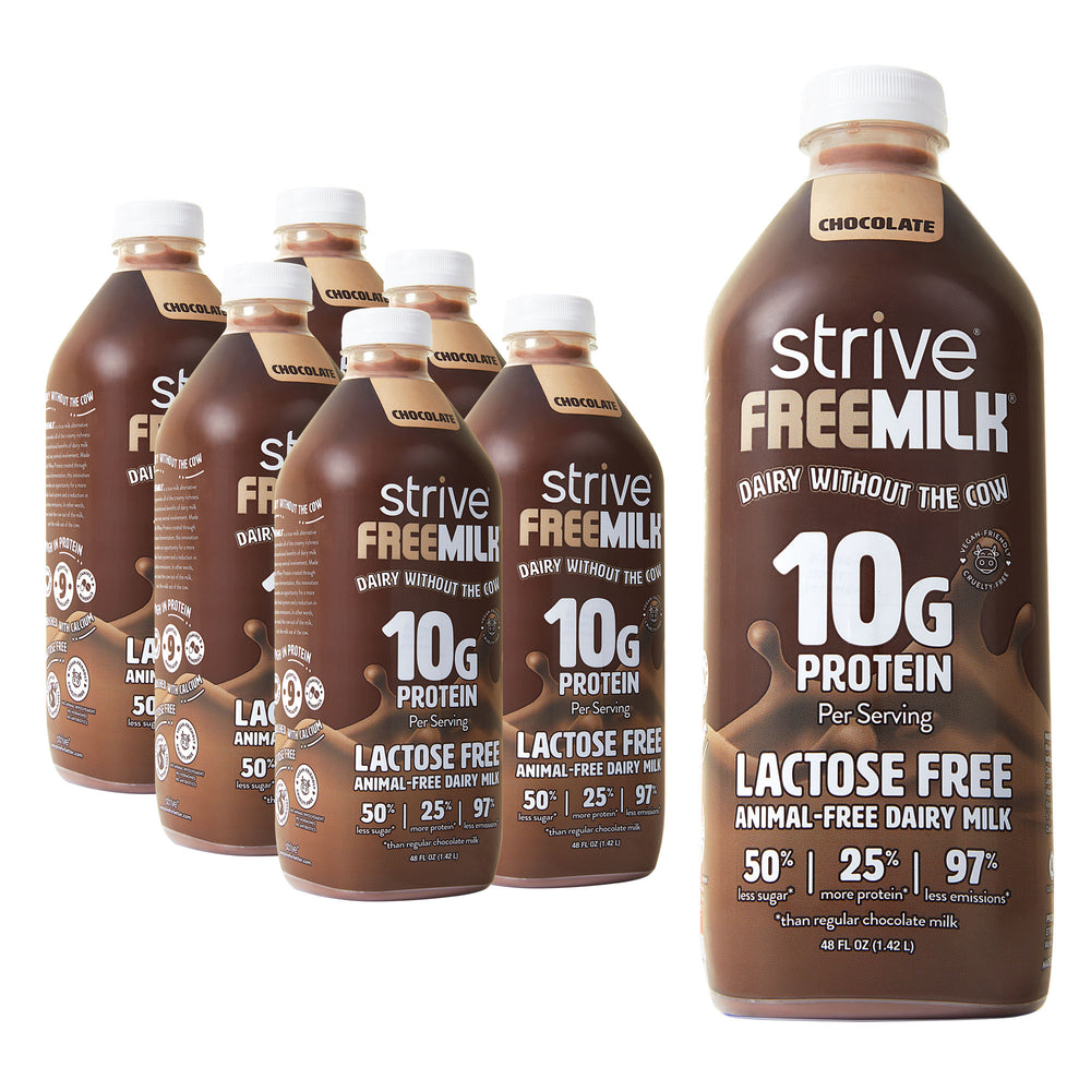 Strive FreeMilk - Dairy Without the Cow Animal-Free Whey Protein Milk ...