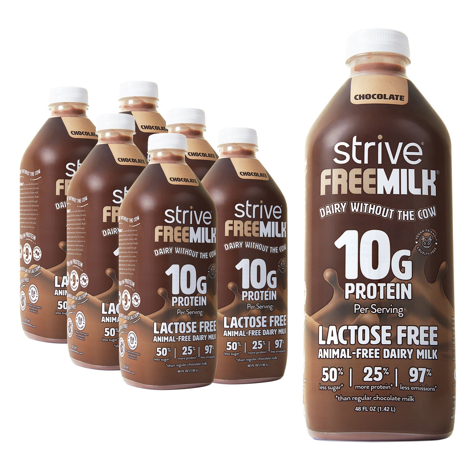 Strive FreeMilk - Dairy Without the Cow Animal-Free Whey Protein Milk ...