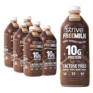 Strive FreeMilk - Dairy Without the Cow Animal-Free Whey Protein Milk ...