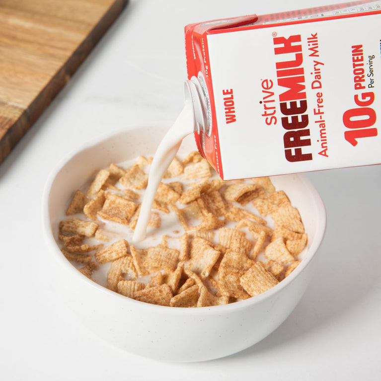 Strive FreeMilk - Dairy Without the Cow Animal-Free Whey Protein Milk ...