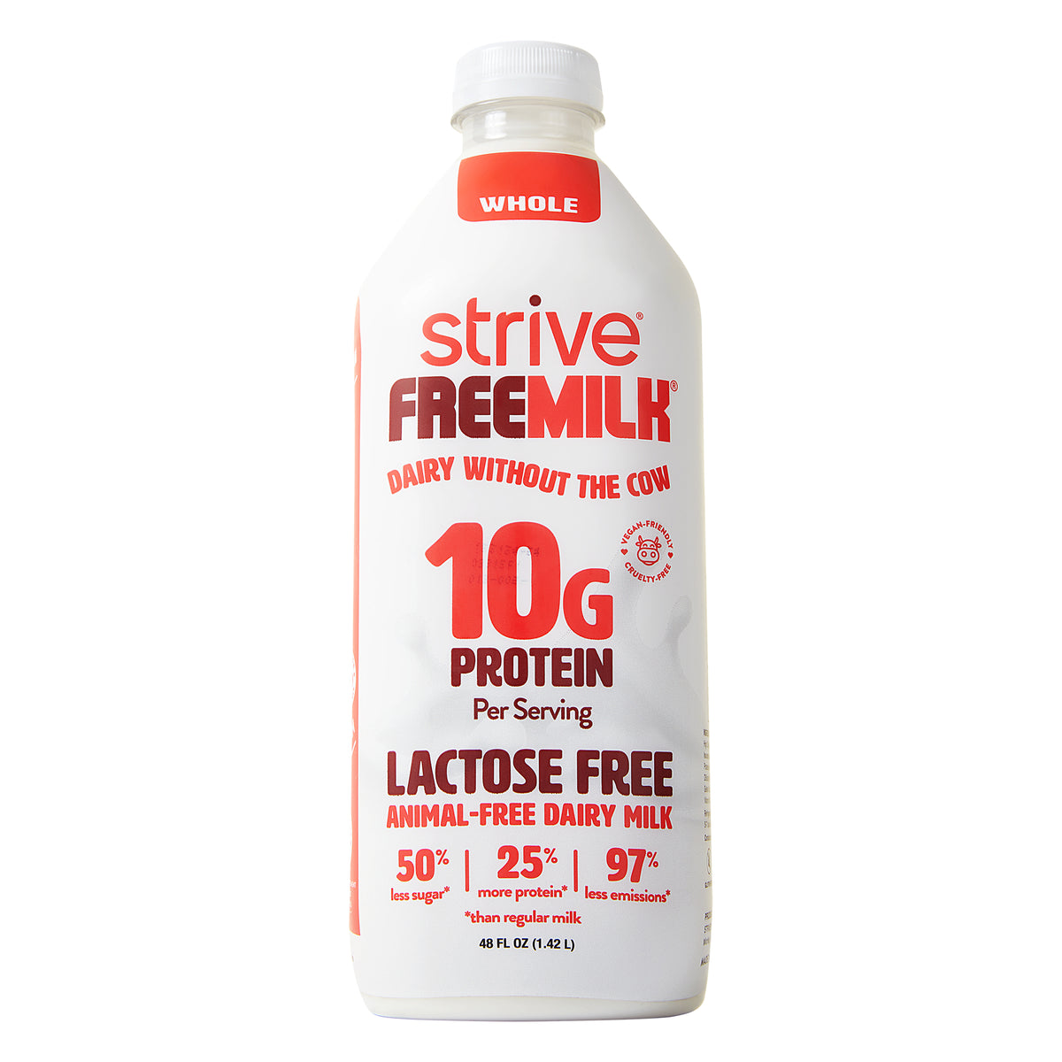 Strive FreeMilk - Dairy Without the Cow Animal-Free Whey Protein Milk ...
