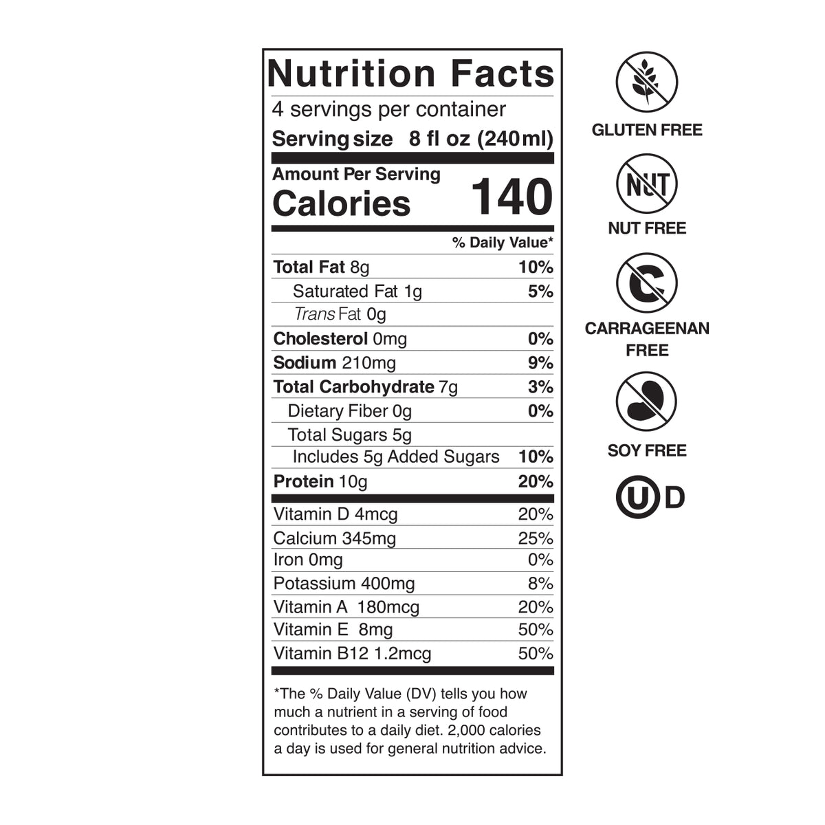 Strive FREEMILK - Animal-Free Dairy Milk / Lactose-Free – Strive Nutrition